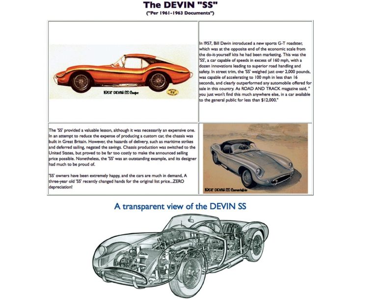 Devin Sports Cars