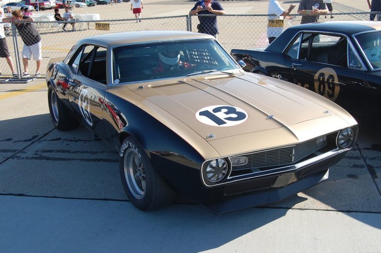 Camaro Goes Golden at Amelia