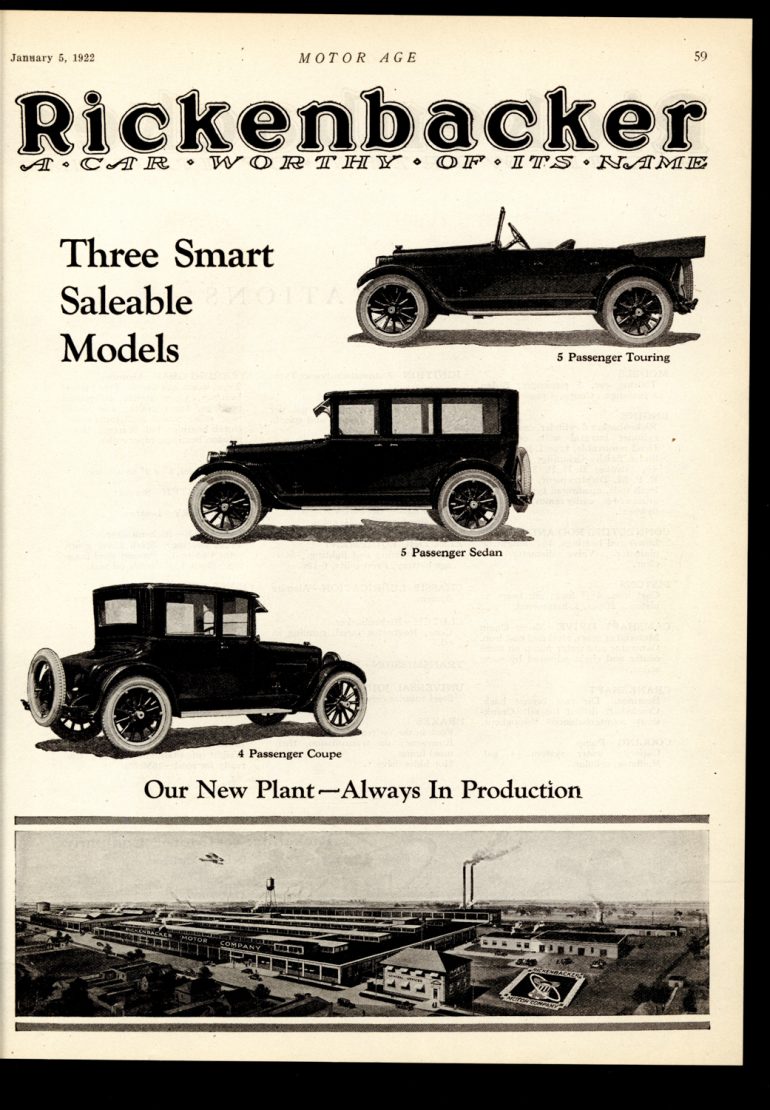 Hat in the Ring—1925 Rickenbacker D6 Sedan