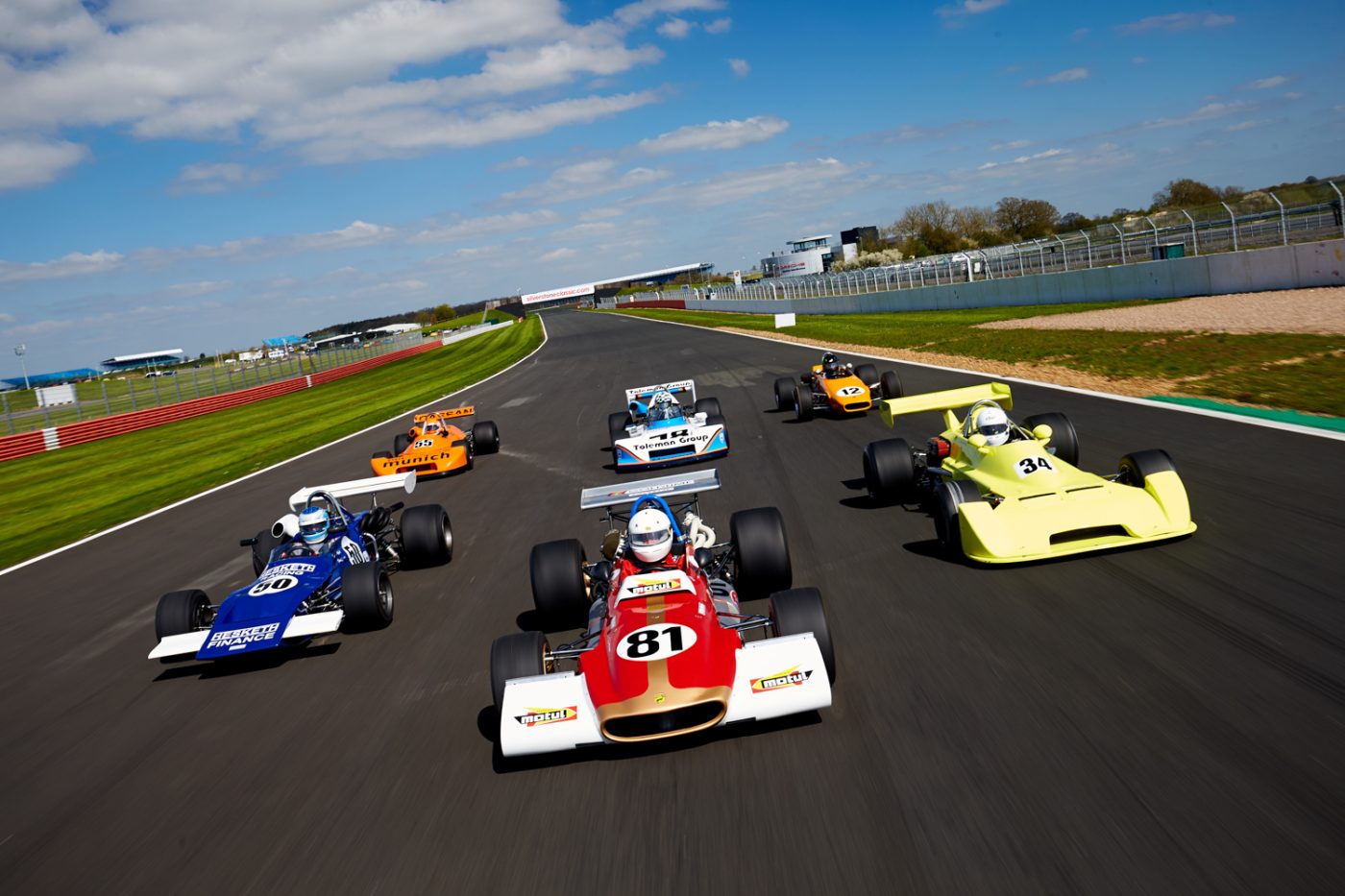 Huge F2 Grid for Silverstone Classic