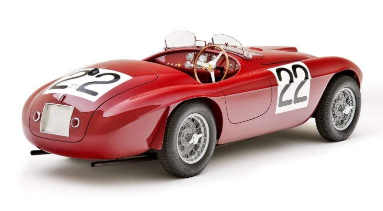 Historic Gathering of Ferrari 166MM's at Hampton Court