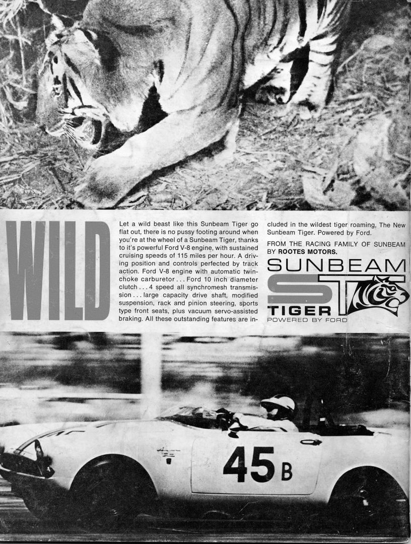 The Sunbeam Tiger – Italian, American, Australian, British…or all of ...