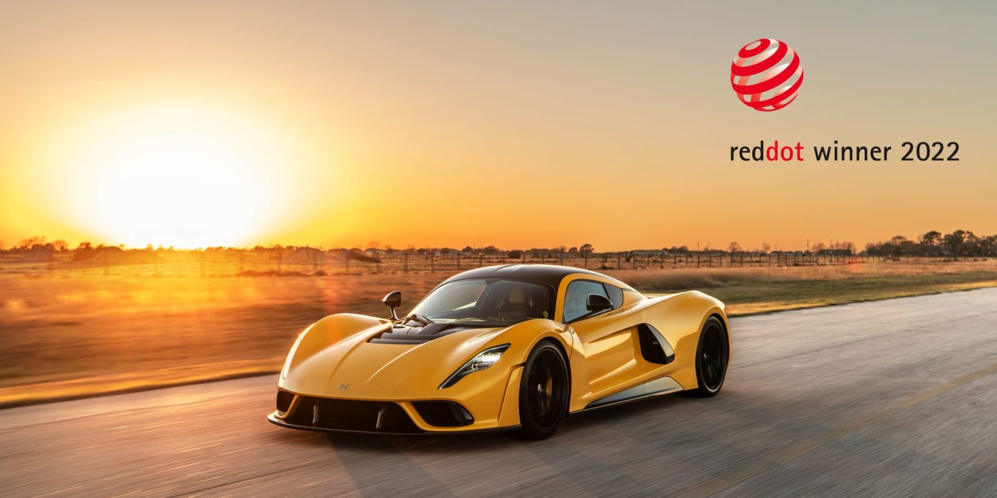 Prestigious Red Dot Design Award Given To The Hennessey Venom F5 (With ...