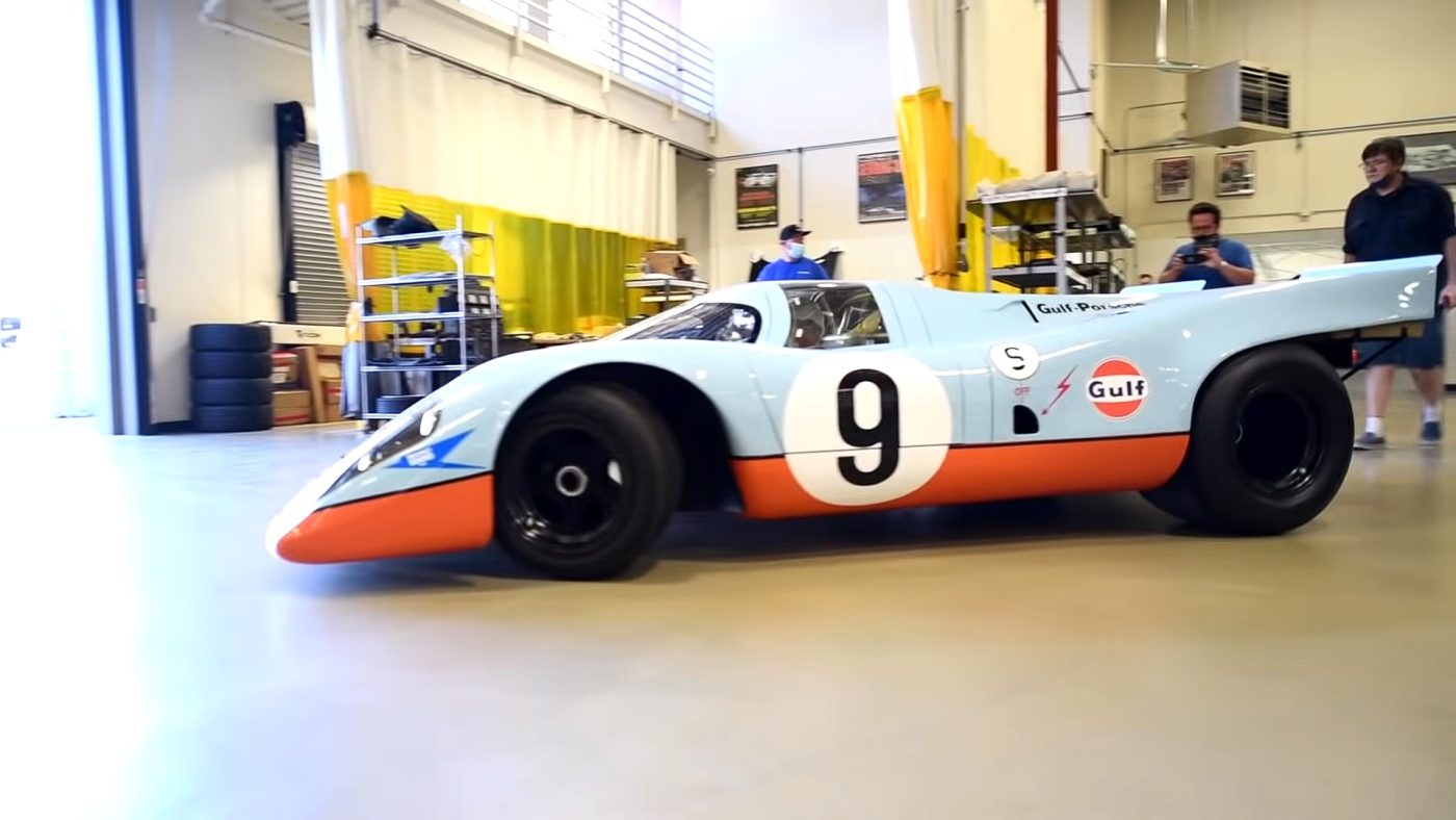 Bruce Canepa Drives The 1969 Porsche 917 On The Public Streets!