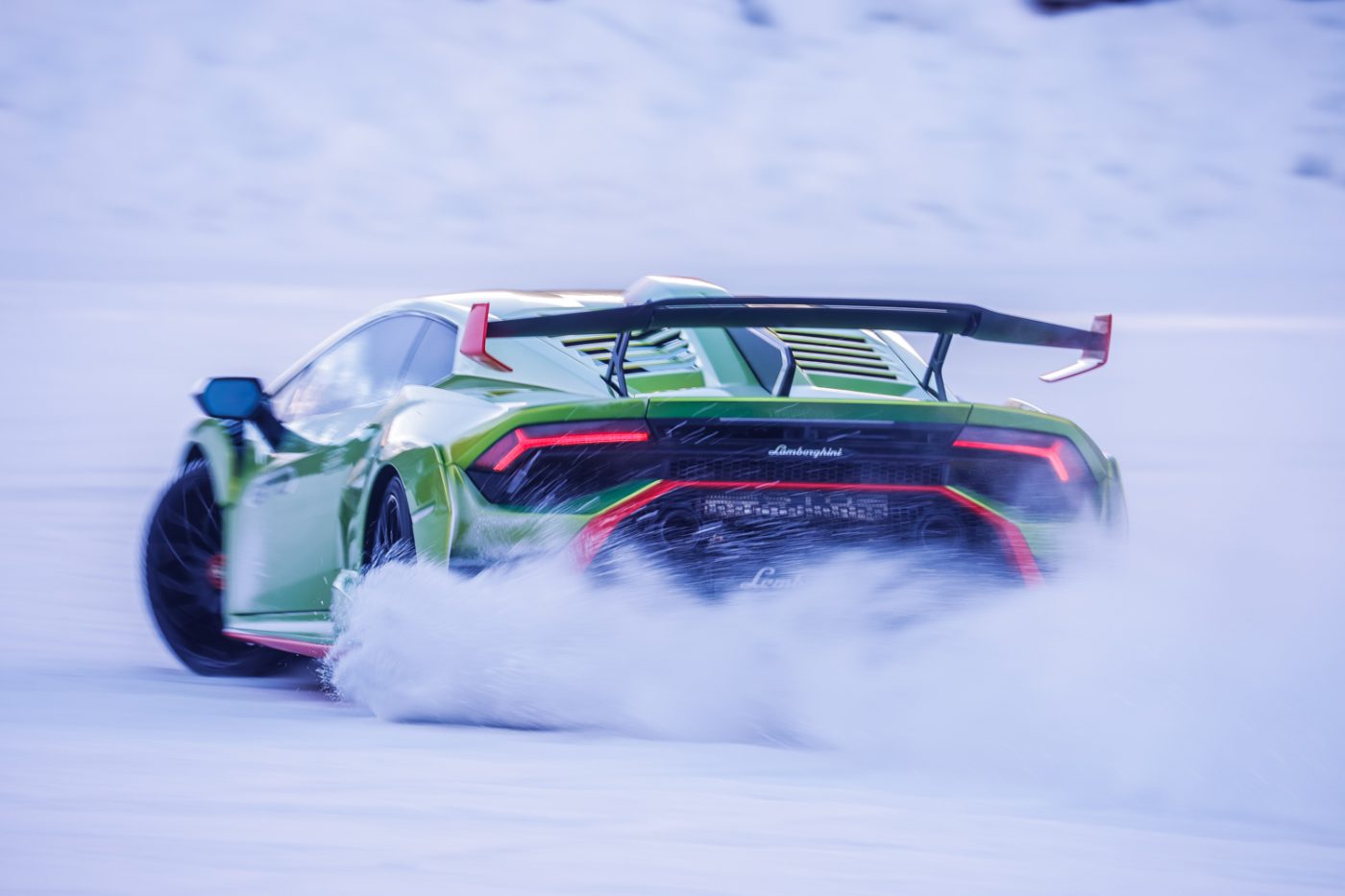 Lamborghinis Take to the Snow in Livigno