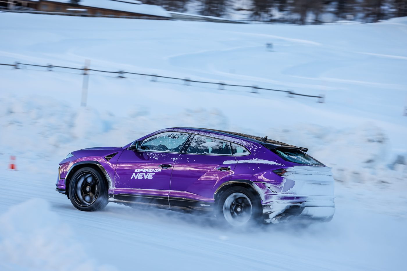 Lamborghinis Take to the Snow in Livigno