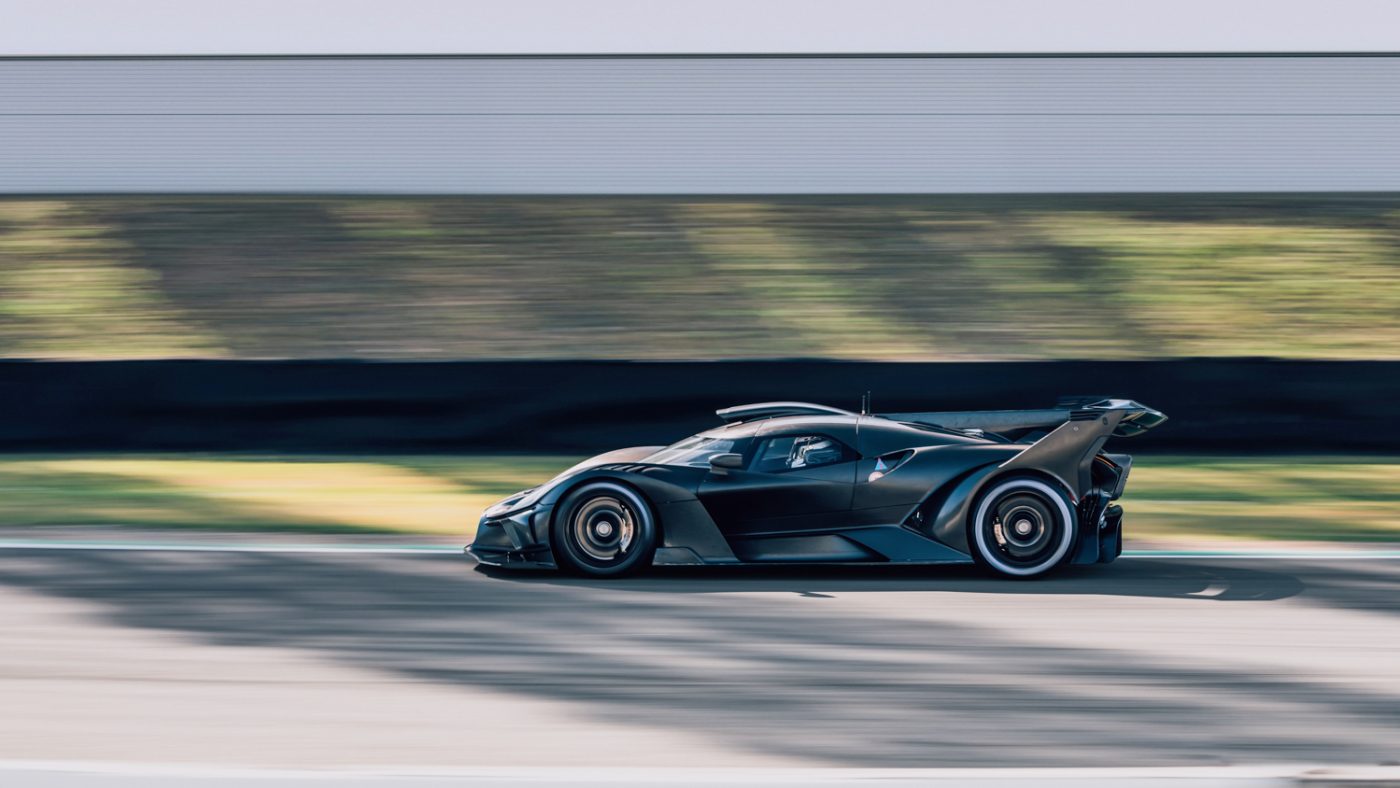 Bugatti Bolide Takes to the Track