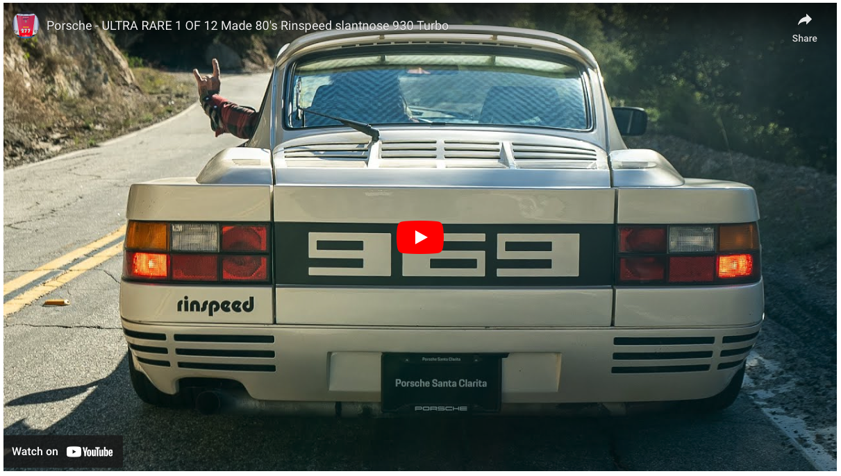 Magnus Walker Examines The Rinspeed Porsche R69 Turbo