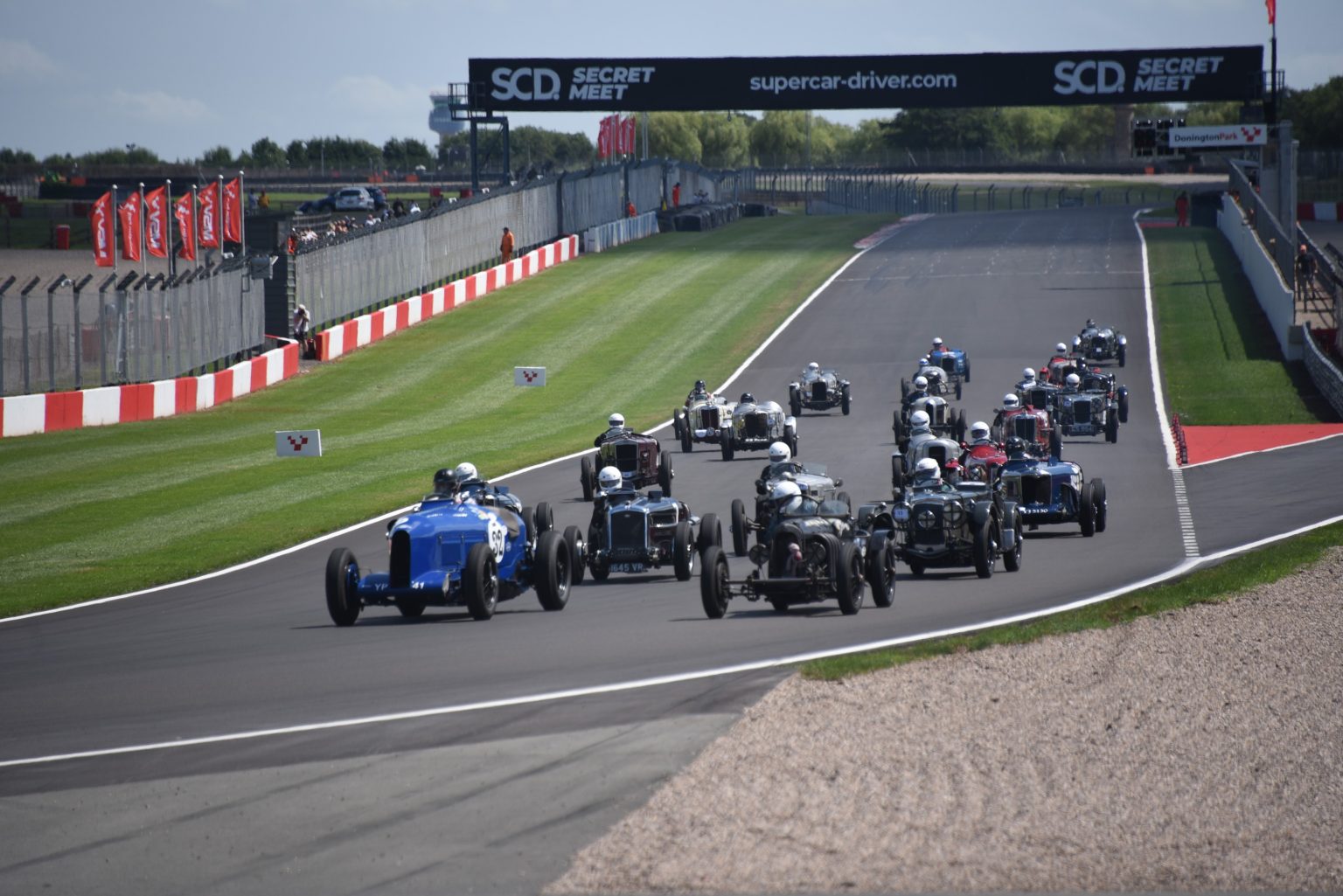 July 2023 VSCC Race Meeting at Donington Park, UK