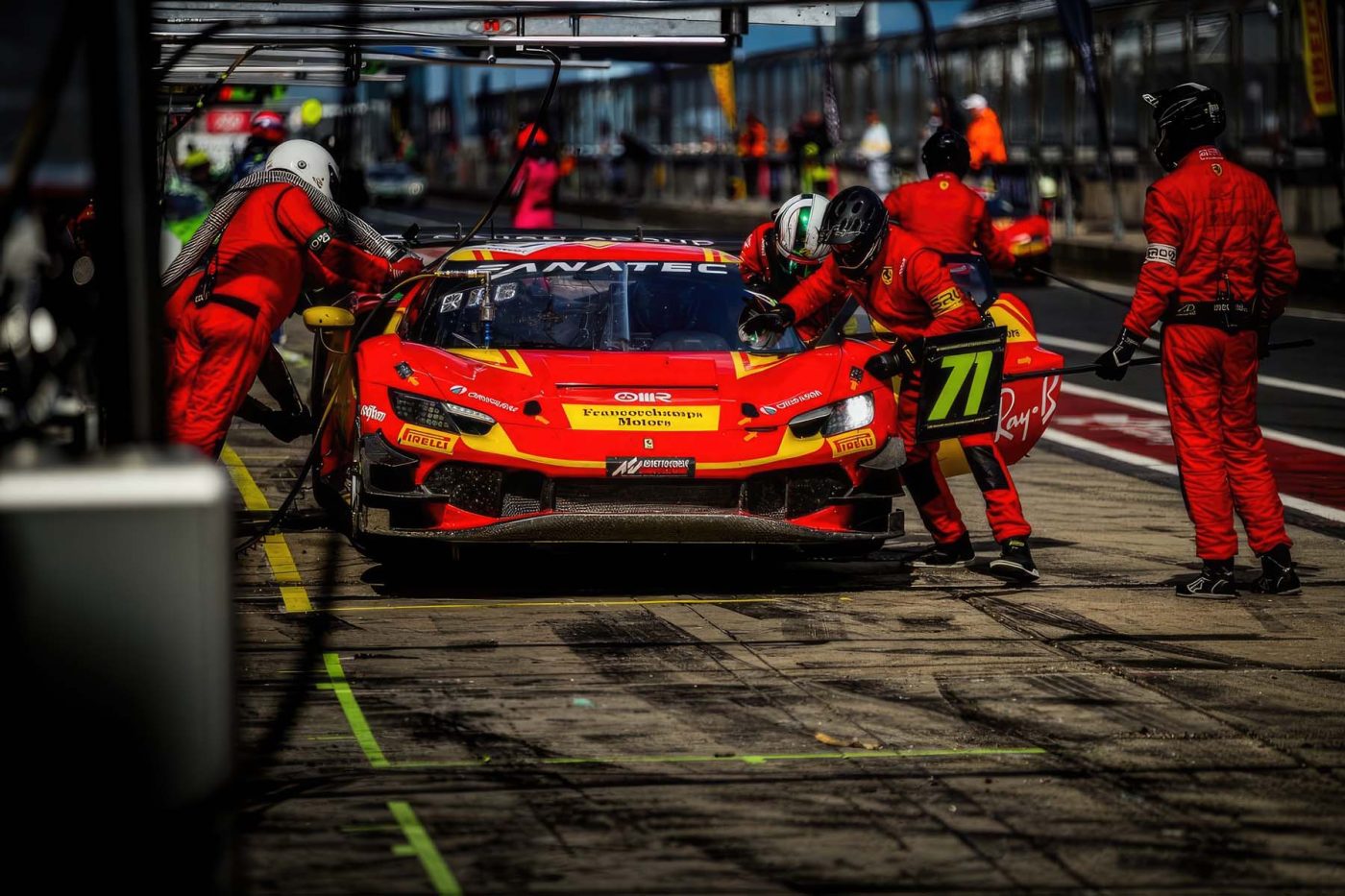 Ferrari reaches the podium at Nürburgring