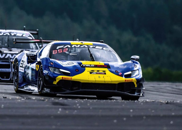 Ferrari reaches the podium at Nürburgring