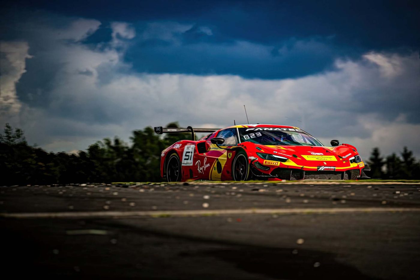 Ferrari reaches the podium at Nürburgring