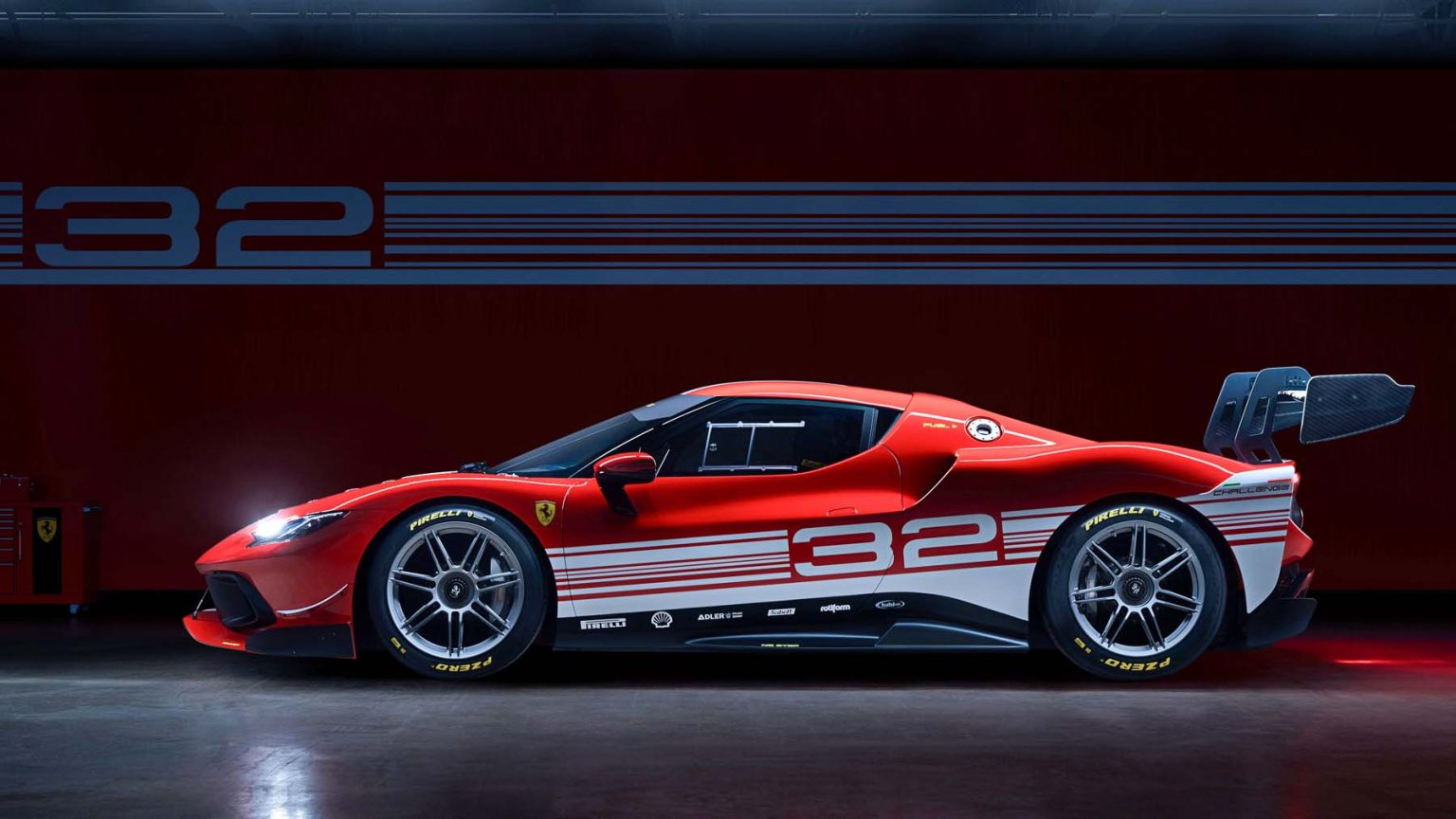 Ferrari 296 Challenge racer