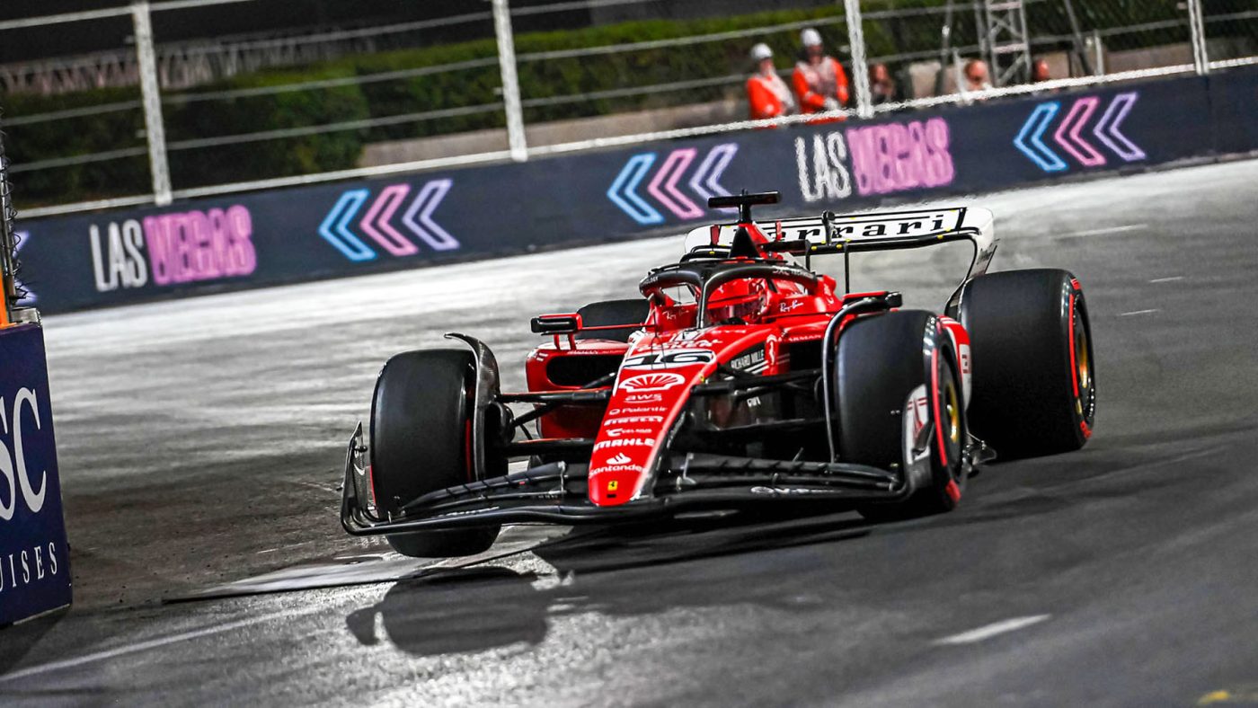 Ferrari podiums at Las Vegas F1 spectacle