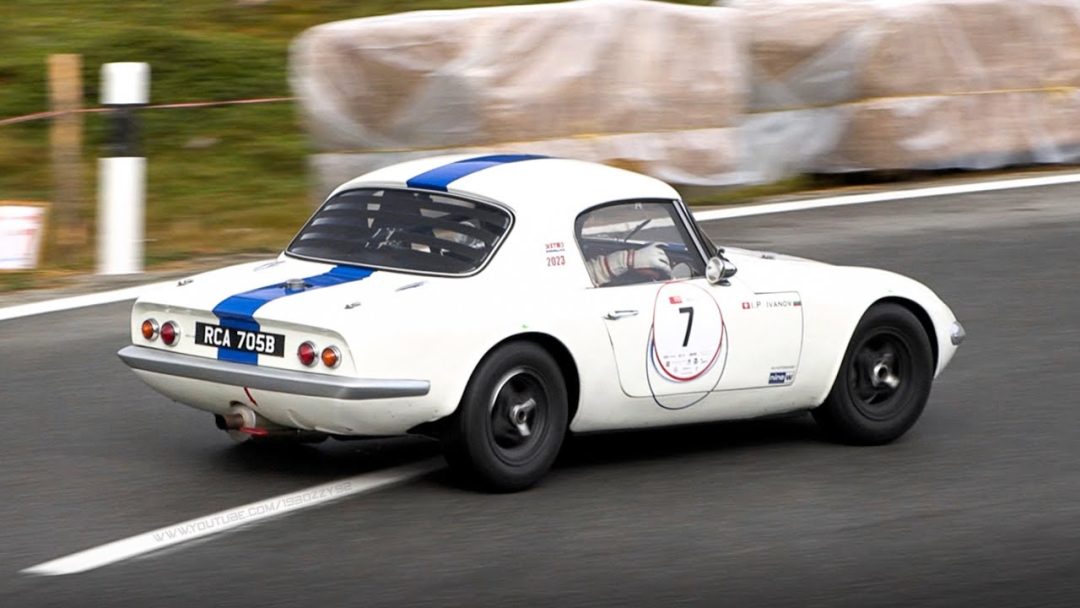 Lotus Elan Type 26R Filmed At The Bernina Pass In Switzerland