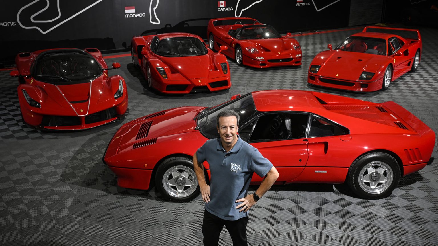 Mind-bending "Hyper-5" Ferrari collection