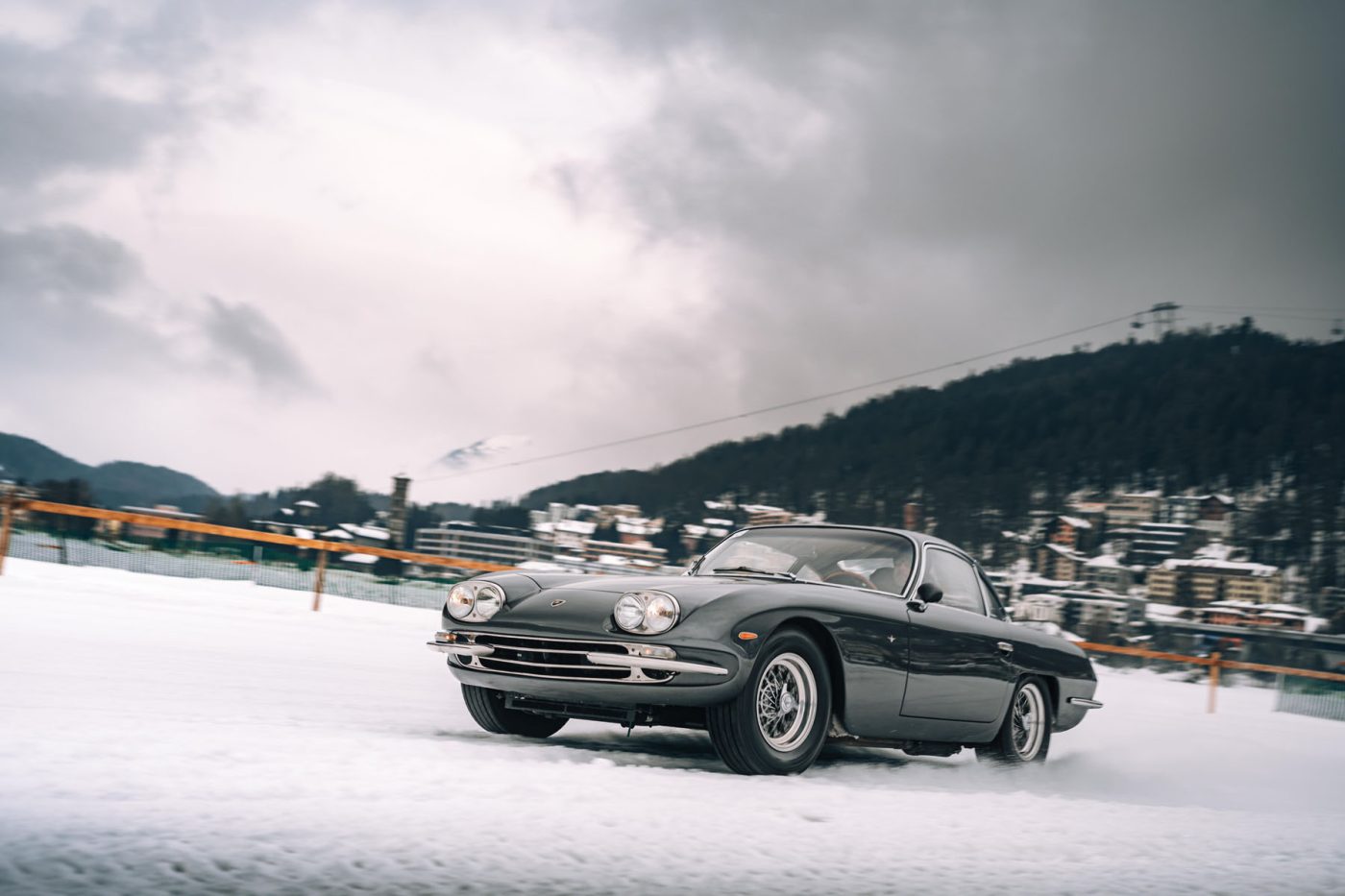 Lamborghinis at St. Moritz