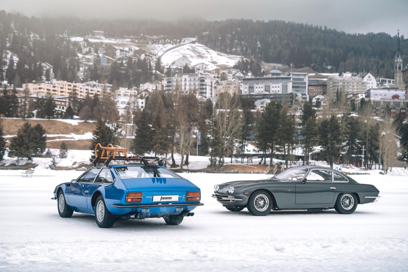 Lamborghinis at St. Moritz