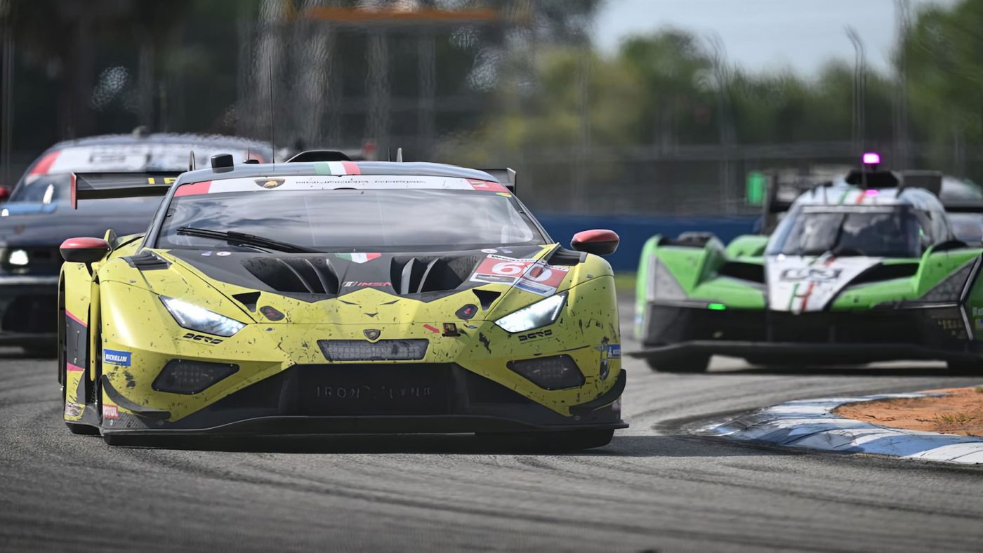 Lamborghini GTP debut successful at Sebring 12