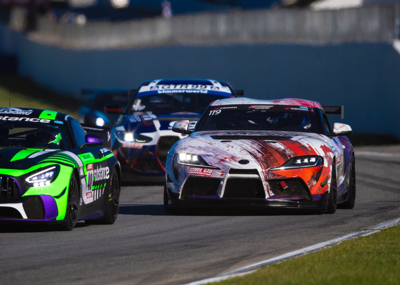 AE Victory Racing Podiums Road Atlanta