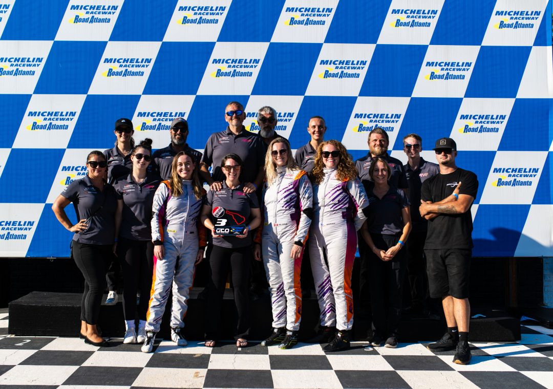 AE Victory Racing Podiums Road Atlanta